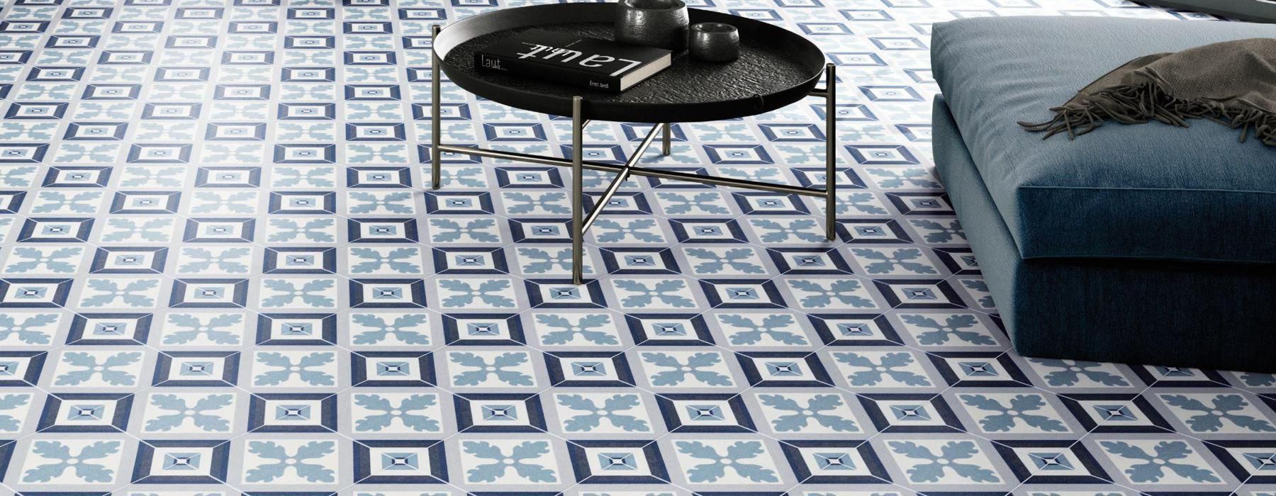 St Tropez Blue Wall And Floor Tile - La Fabrico | Tiles, Bathrooms ...